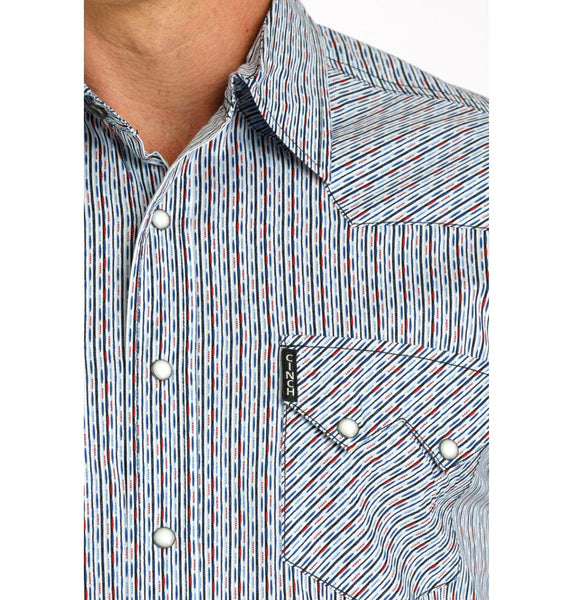 Mens Cinch Modern Fit LS Western Top Stitch w/ Snaps – Twisted T ...